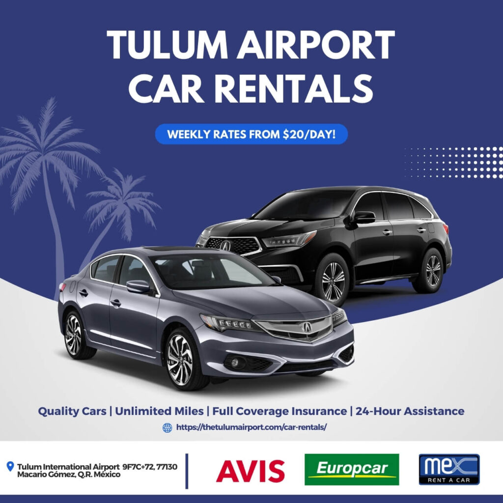 Tulum Airport Car Rentals | Rental cars from $20/day!
